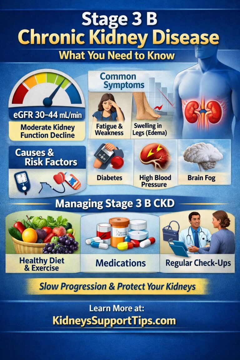 Stage 3 B Chronic Kidney Disease: What It Means and How to Manage It ...